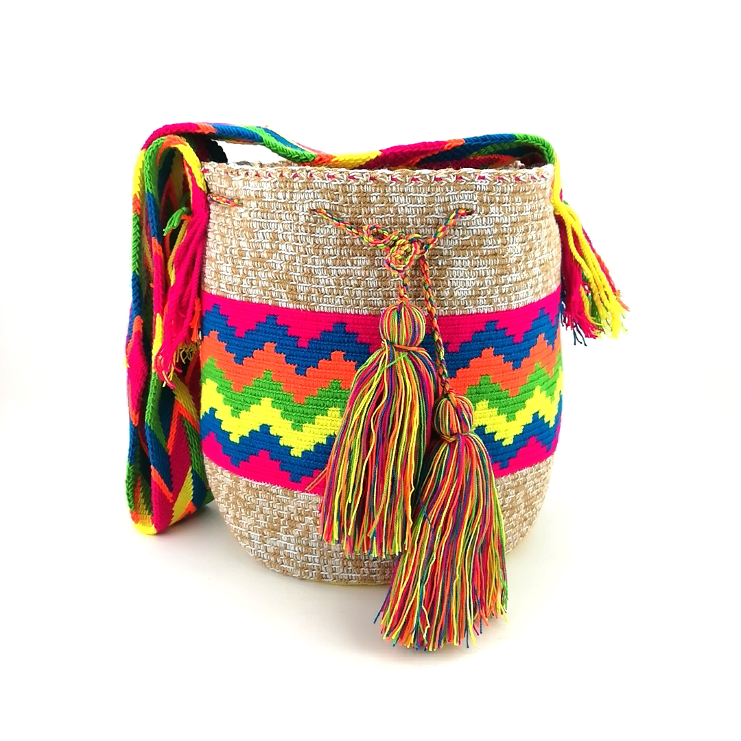 Wayuu Bag - Popular 2T - Design - Large - VWS004132 - Wayuu Market ...
