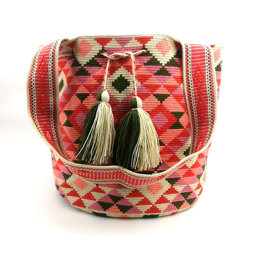 Wayuu Bag - Premium 1T - Design - 46 CM X 30 CM - Mochilon - Large ...